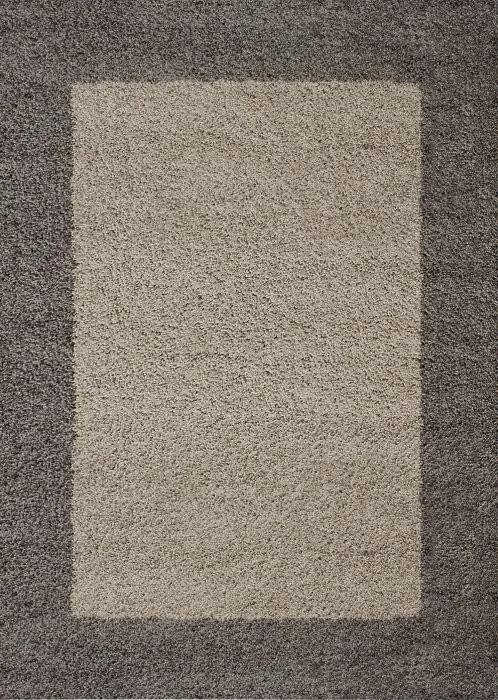 Vopi | Kusový koberec Life Shaggy 1503 taupe - 60 x 110 cm