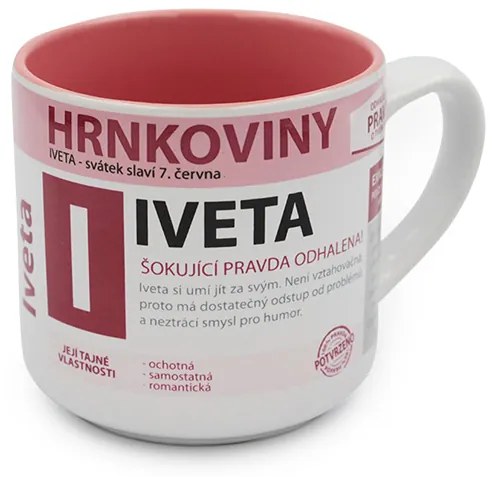 Hrnek se jménem IVETA Hrnkoviny