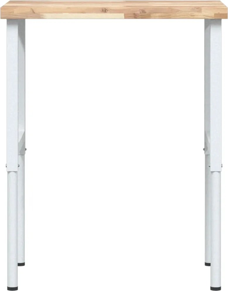 Pracovní stůl 80 x 60 x (73–99,5) cm masivní akácie obdélníkový 3309712