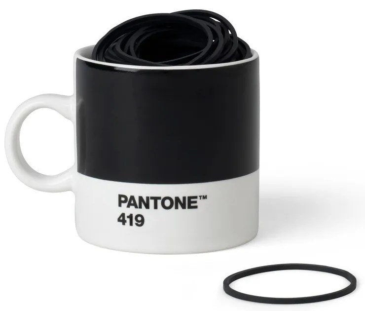 Černý porcelánový šálek na espresso 120 ml Black 419 – Pantone