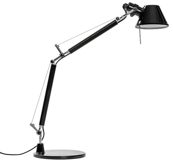 Stolní lampička Artemide TOLOMEO black A004430+A005330