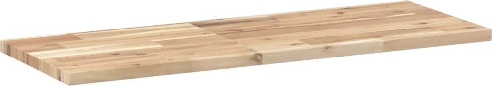 Plovoucí police 100 x 30 x 2 cm neošetřené akáciové dřevo 3279375