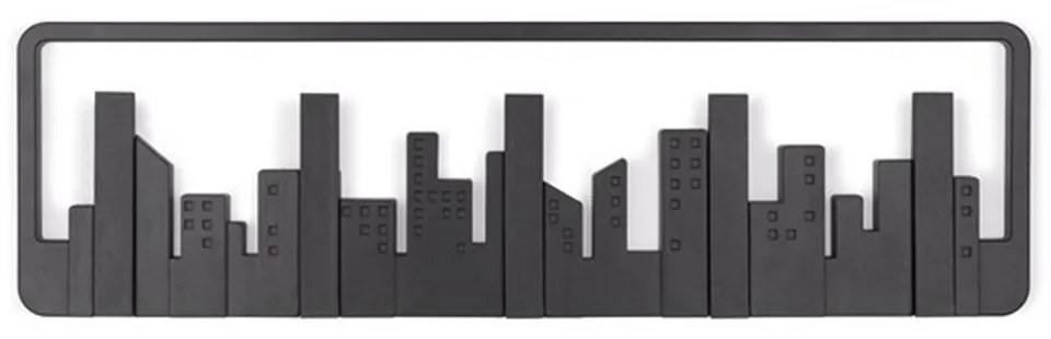 Věšák na zeď Umbra SKYLINE černý