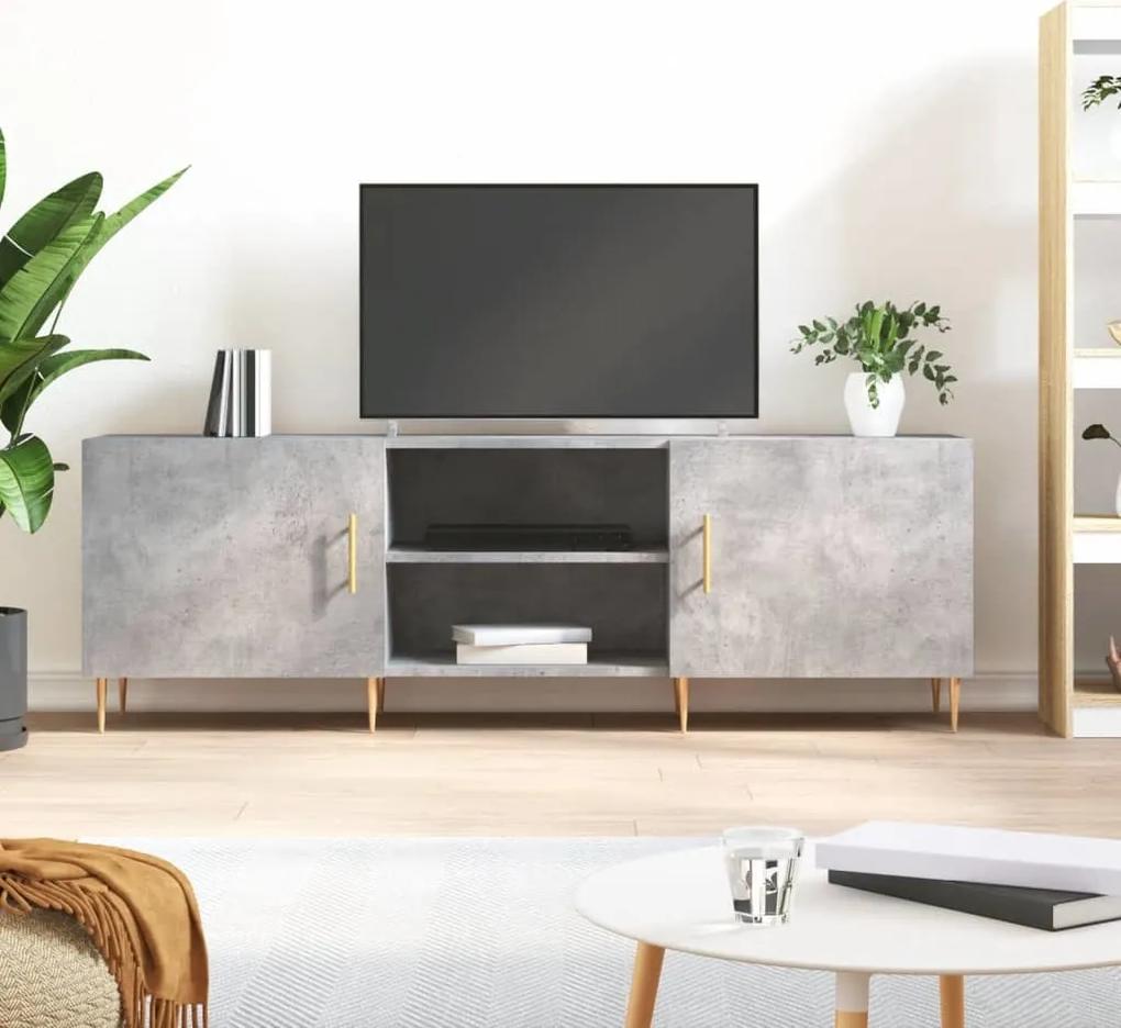 vidaXL TV skříňka 150 x 30 x 50 cm kompozitní dřevo [829088] Barva: Betonová šedá