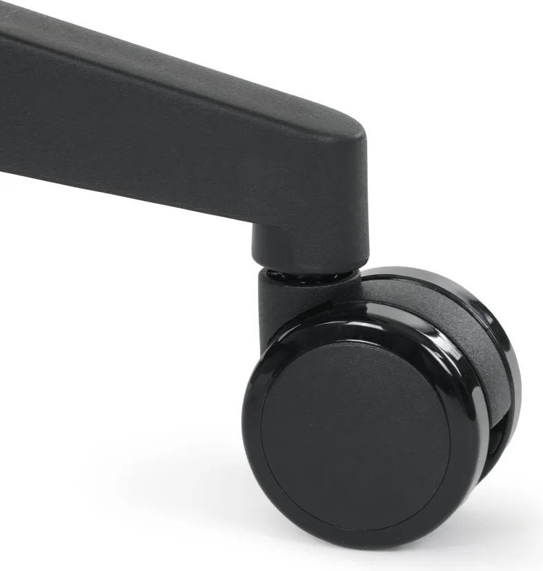 Kancelářská ergonomická židle NOKA — síť / látka, černá