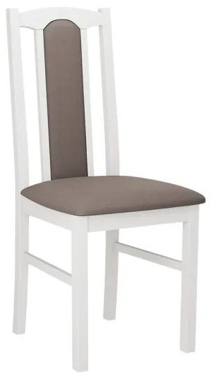 Jídelní židle Dalem VII, Barva dřeva: bílá, Potah: Kronos 7