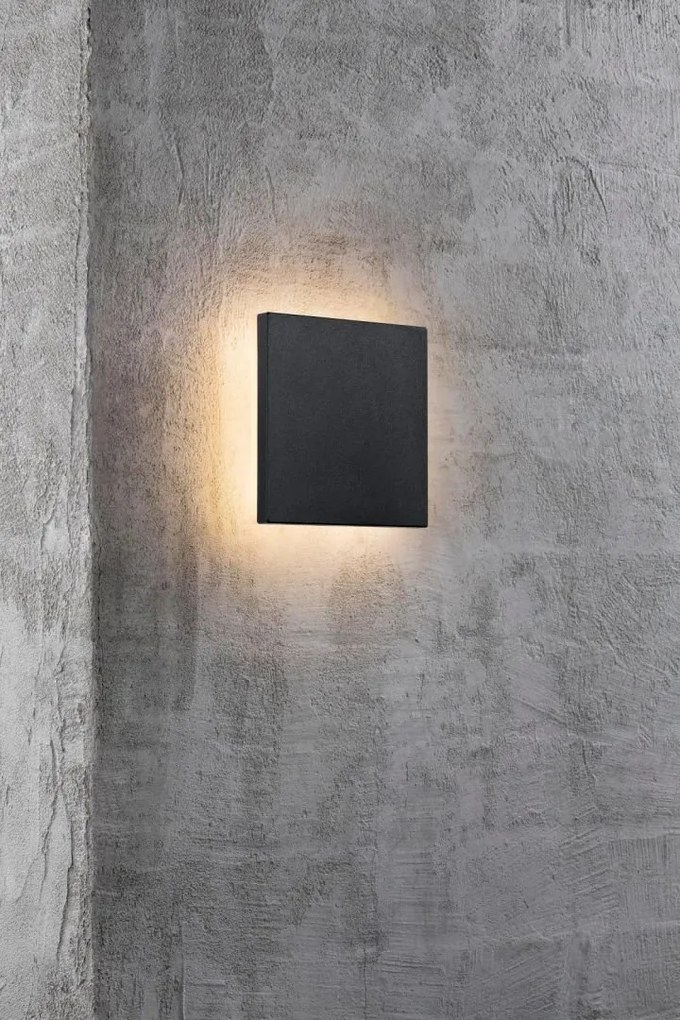 NOR 46951003 Venkovní nástěnné svítidlo Artego 1x8W LED černá - NORDLUX