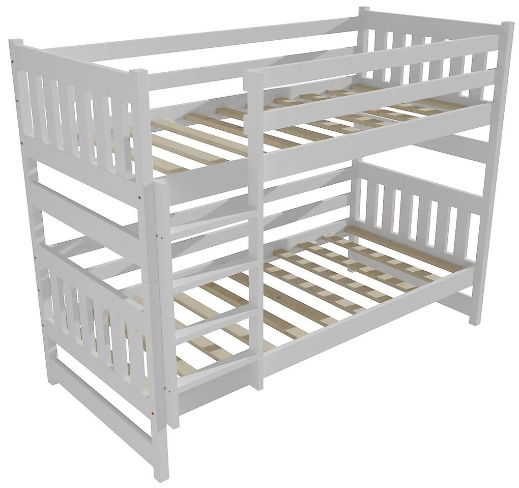 Vomaks Patrová postel PP 021 Rozměr: 80 x 180 cm, Barva: barva bílá, Prostor mezi lůžky: 80 cm
