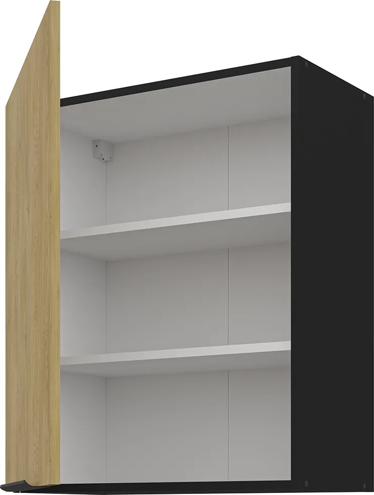 Kuchyňská linka CREMONA cc | 260 cm | UNI dvířka | černá/cremona
