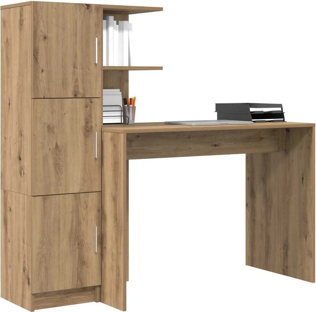 Stůl Artisanový dub 133.5 x 50 x 124 cm 2 ks 3337296