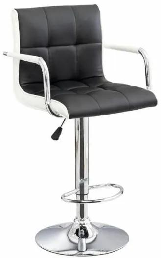 Hawaj Barová židle CL-3331 černá/bílá