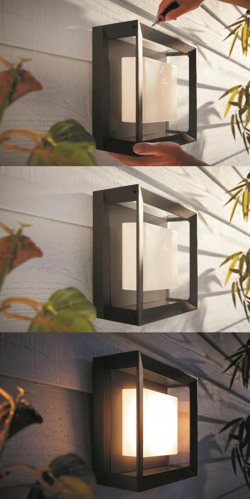PH 17438/30/P7 Hue LED White and Color Ambiance Venkovní stropní/ nástěnné svítidlo Philips Econic 17438/30/P7 černé 2200K-6500K RGB - PHILIPS HUE (915005731901)