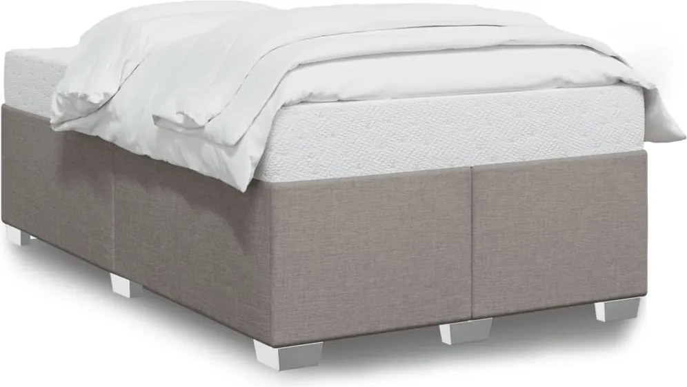 Rám postele bez matrací taupe 120x190 cm textil 3284461