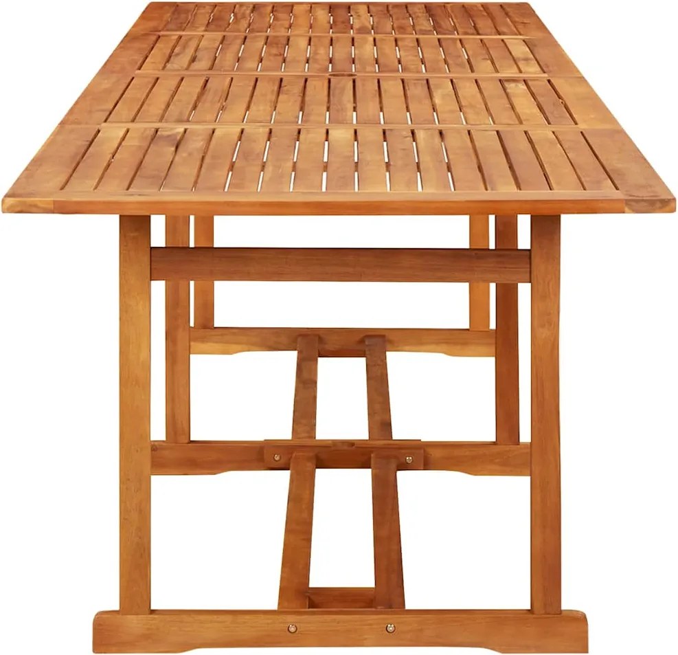 Zahradní jídelní stůl 280 x 90 x 75 cm masivní akáciové dřevo 315947