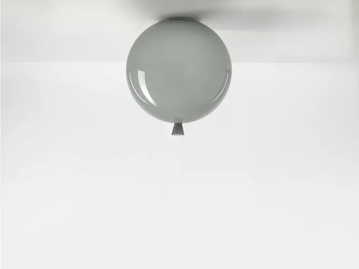 Brokis Memory, skleněné stropní svítidlo Barva: Bílá, Velikost: Ø 250 mm, Povrch skla: Lesklý