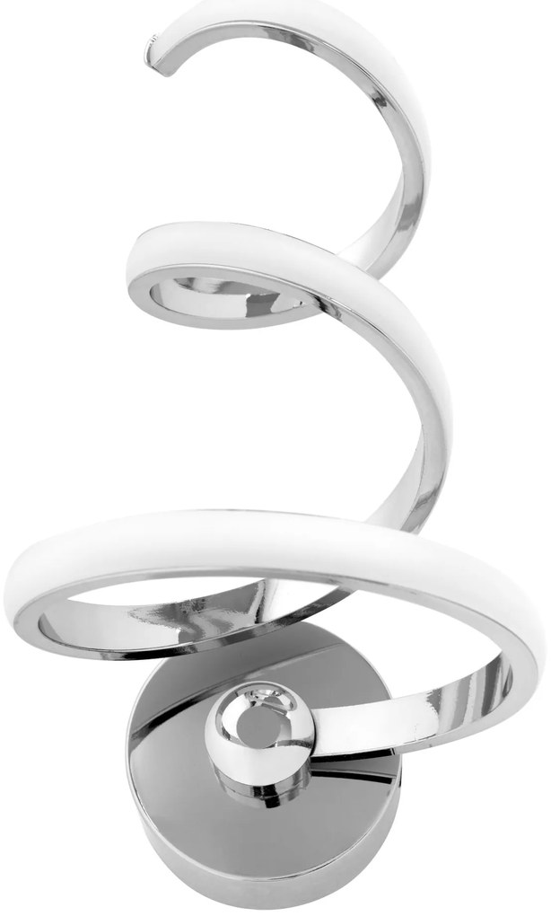 Toolight - LED nástěnná lampa SPRING UP APP831-W, chromová, OSW-09183