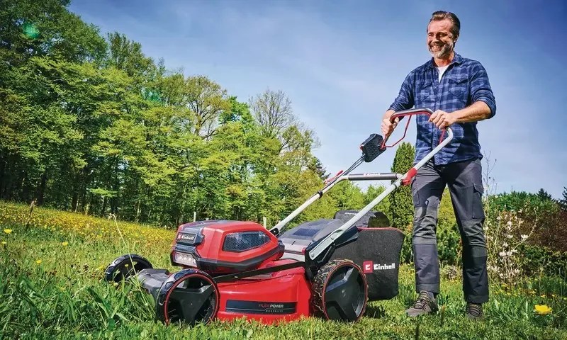 Aku sekačka na trávu GP-CM 36/52 S Li BL (4x5,2Ah) Einhell 3413320