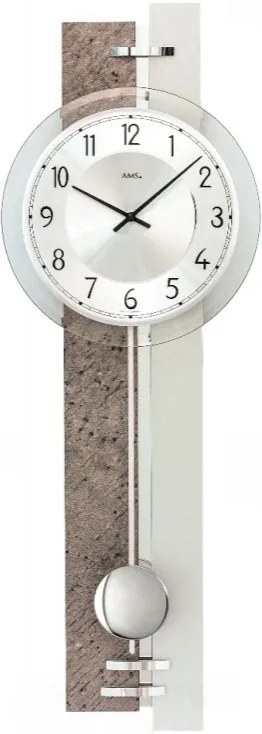 AMS 7440 67cm nástěnné hodiny