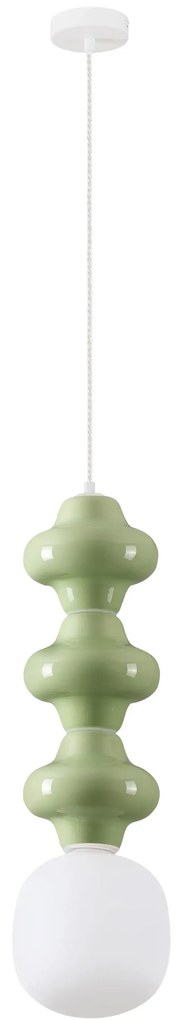 LED zeleno-bílé moderní svítidlo Clio 240