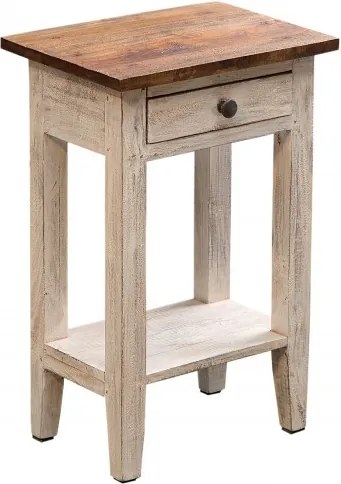 Deflee Odkládací stolek LA FLEUR masiv mahagon OS38560masivní mahagonové dřevo  33 cm x 51 cm x 25 cm