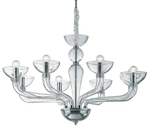 Závěsné svítidlo lustr retro CASANOVA SP8 - 044255 - Ideal Lux