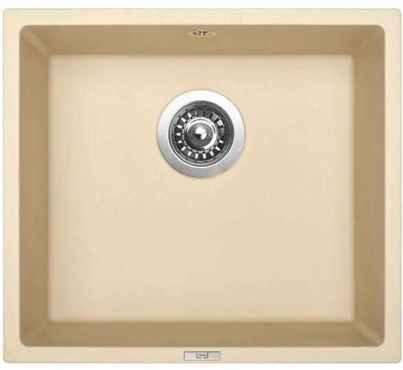 Sinks Frame 457 Granitový dřez bez odkapu, 45,7x40,6cm, sahara, ACRFR45740650