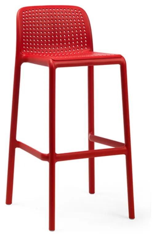 Nardi Plastová barová židle BORA Odstín: Tortora - Hnědá