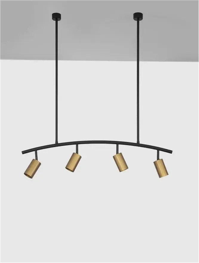 LED lustr Pogno 965 černé