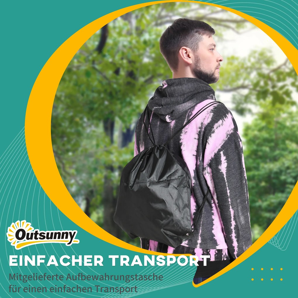 Outsunny Ninja Slackline Set 30 kusů, 10m lano s překážkami, lezecký rám, venkovní trénink lezení, herní vybavení pro děti 3-6 let, gymnastické kruhy…