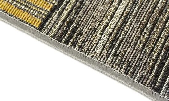 Oriental Weavers, Kusový koberec Zoya 820 E – na ven i na doma, 160x235, žlutá, chodba / předsíň