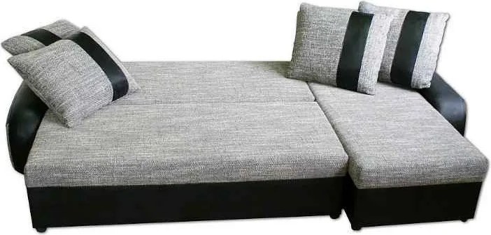 Set do obýváku RAMIRES L + HONGKONG – rozkládací rohová sedačka a obývací stěna univerzální