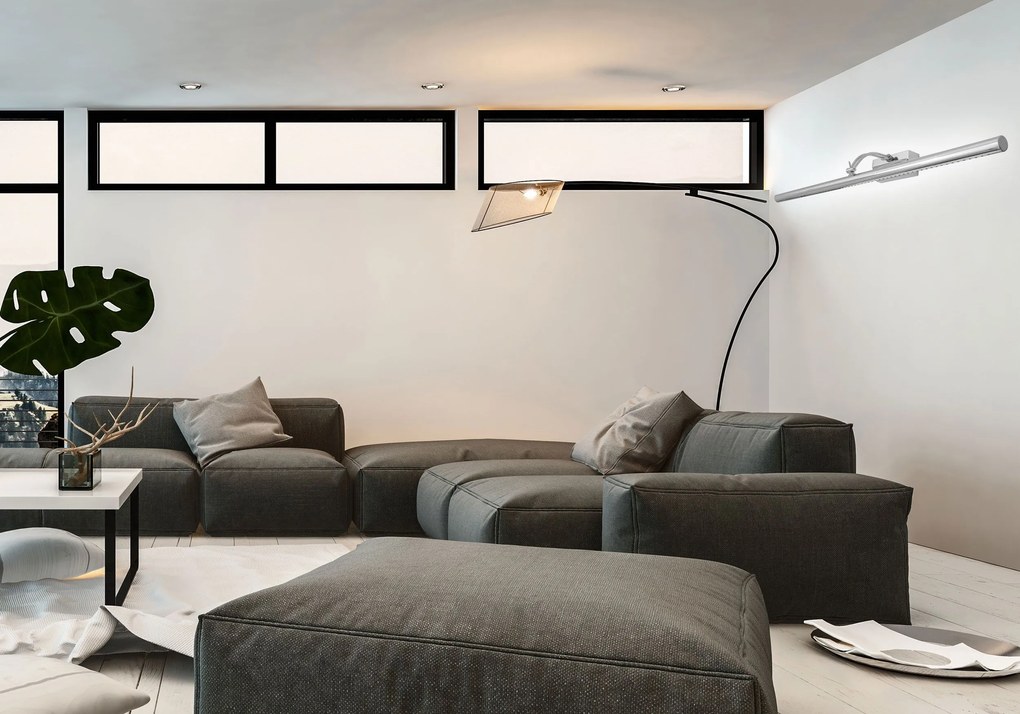 Toolight Rea - Toolight, LED koupelnové svítidlo nad zrcadlo 9W 70CM APP366-1W, chrom, OSW-08432