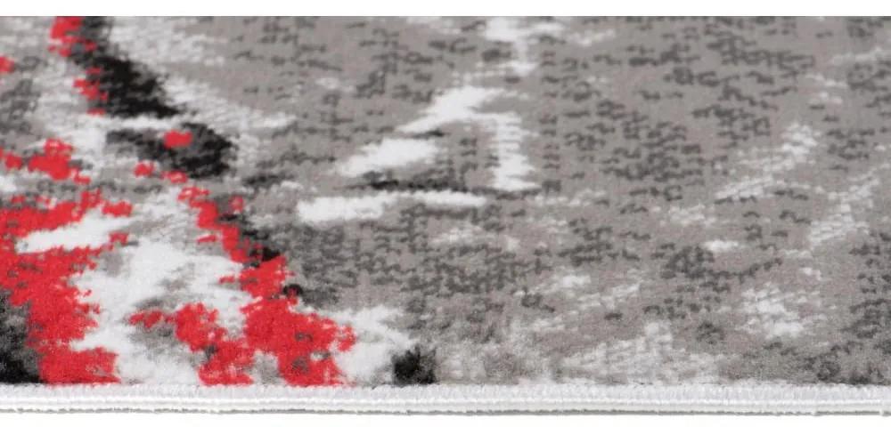 Kusový koberec PP Kevis šedočervený 160x220cm