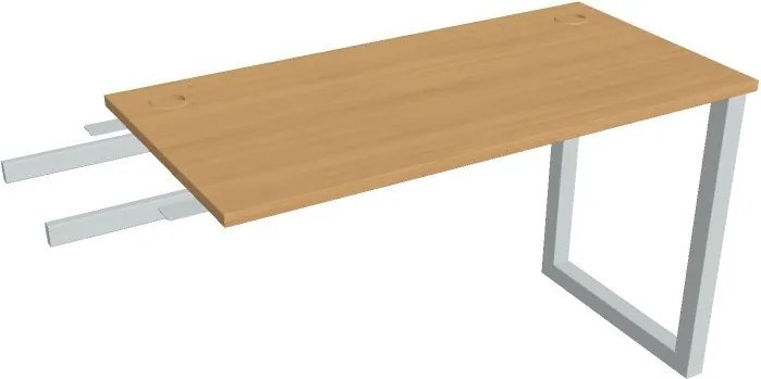 Hobis Pracovní stůl k řetězení do úhlu Hobis UEO 1200RU, bílá RAL 9016, deskaakát