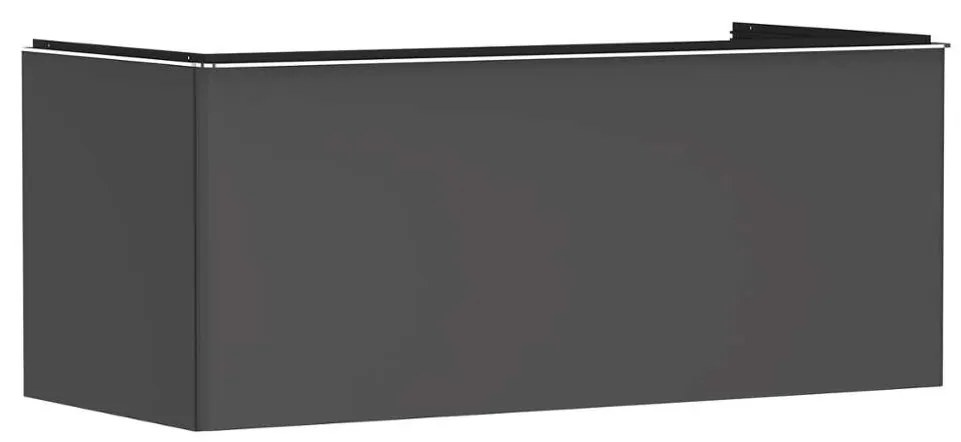 Hansgrohe Xelu Q - Umyvadlová skříňka, 50x118x55 cm, 1 zásuvka, matná šedá/chrom 54063000
