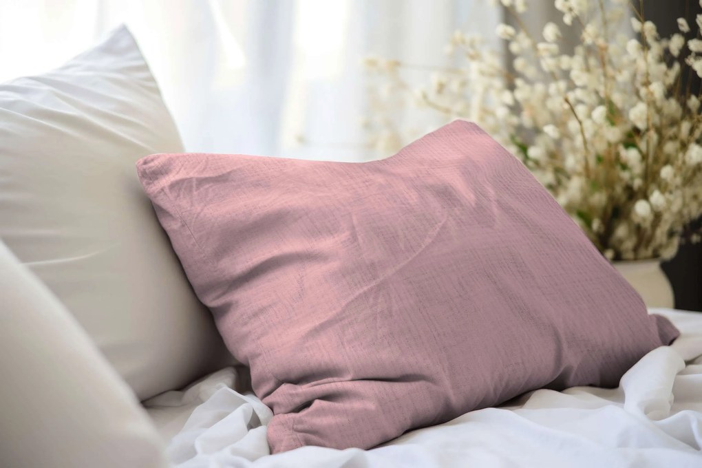 Mušelínové povlečení Retro pink Velikost: 140 x 220 + 70 x 90