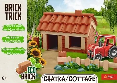 TREFL Stavebnice BRICK TRICK Chata M / 85 dílů