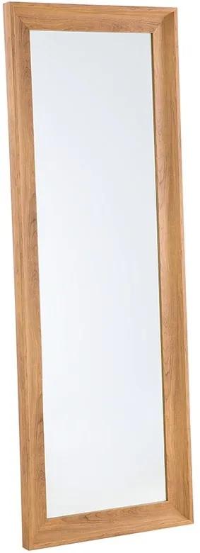 Hnědé dekorativní nástěnné zrcadlo 51x141 cm - SIGNES