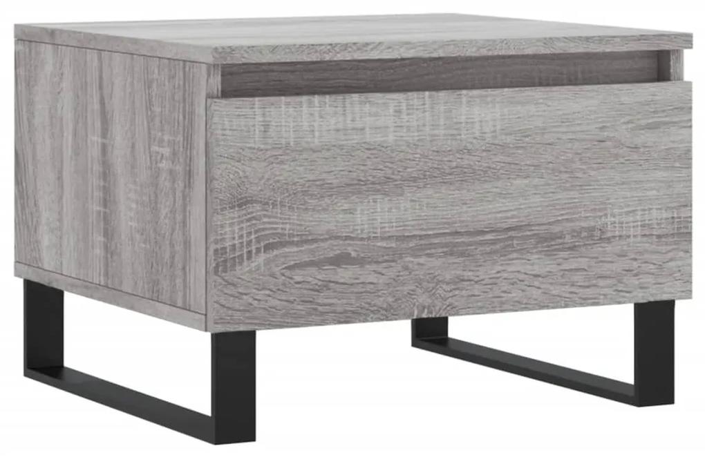 vidaXL Konferenční stolek šedý sonoma 50 x 46 x 35 cm kompozitní dřevo