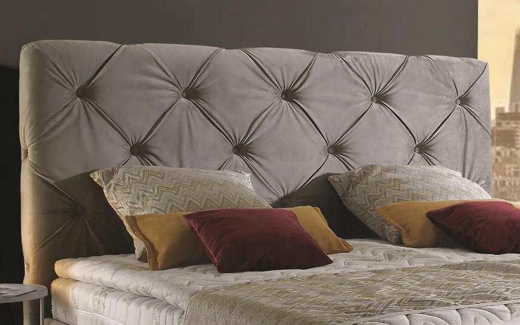 NEW DESIGN postele Boxspring postel PALLADIO s úložným prostorem, 180×200 cm Velikost postele: 180 × 200 cm