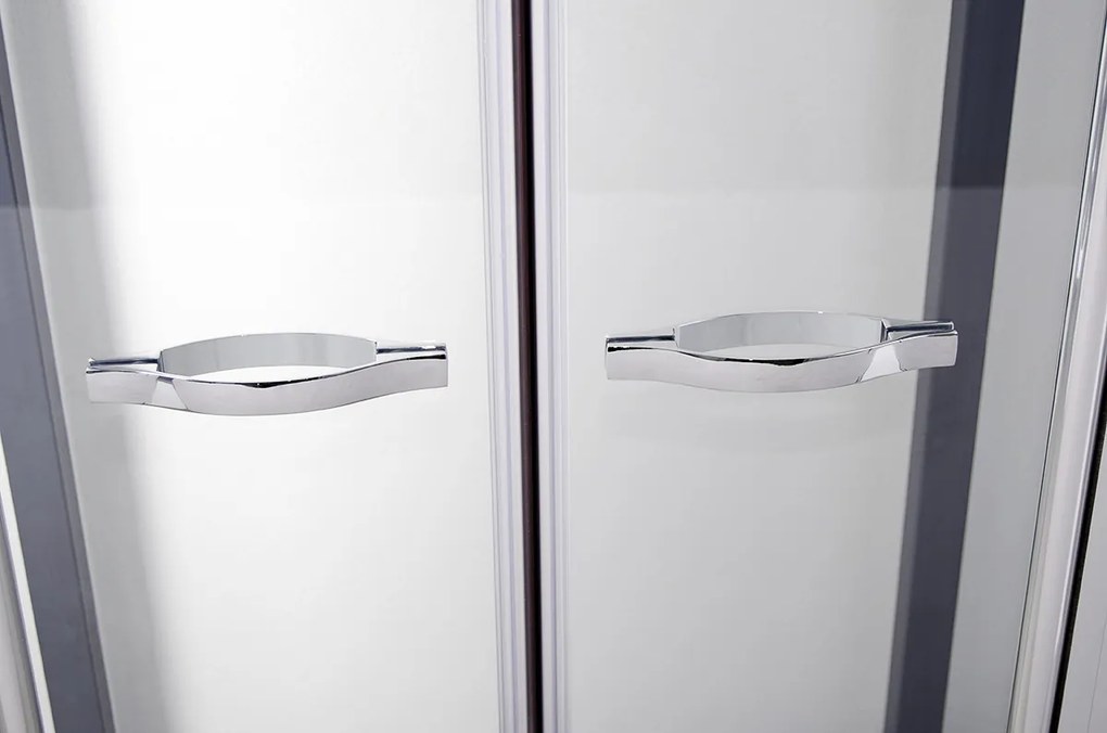 ARTTEC Sprchový kout nástěnný COMFORT B 24 čiré sklo 111 - 116 x 86,5 - 89 x 195 cm