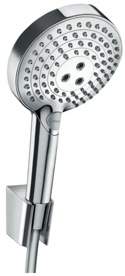 Hansgrohe Raindance Select S, sprchový set 120 3jet PowderRain s hadicí 1250 mm, chromová, HAN-27669000