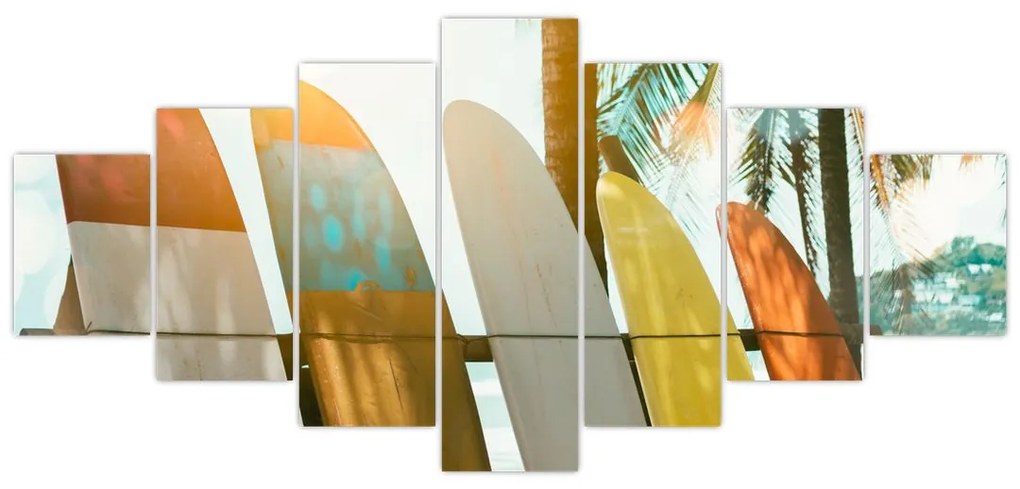 Obraz - Surfovací prkna (210x100 cm)