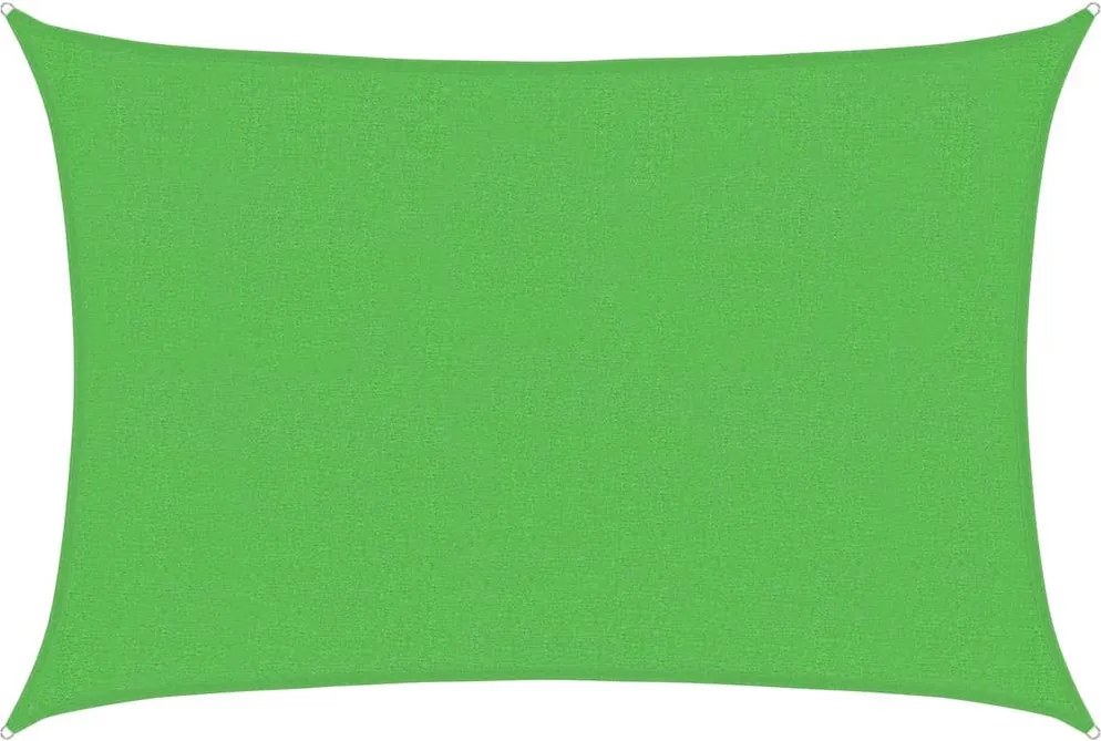Stínící plachta 160 g/m² světle zelená 2,5 x 3,5 m HDPE 311288