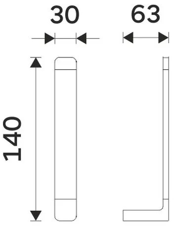 NIMCO MA 29055R-26 - Držák toaletního papíru MAYA lesklý chrom