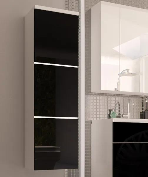 Stolarz koupelnová skříňka PORTO + doprava zdarma barva černá, LED osvětlení ANO