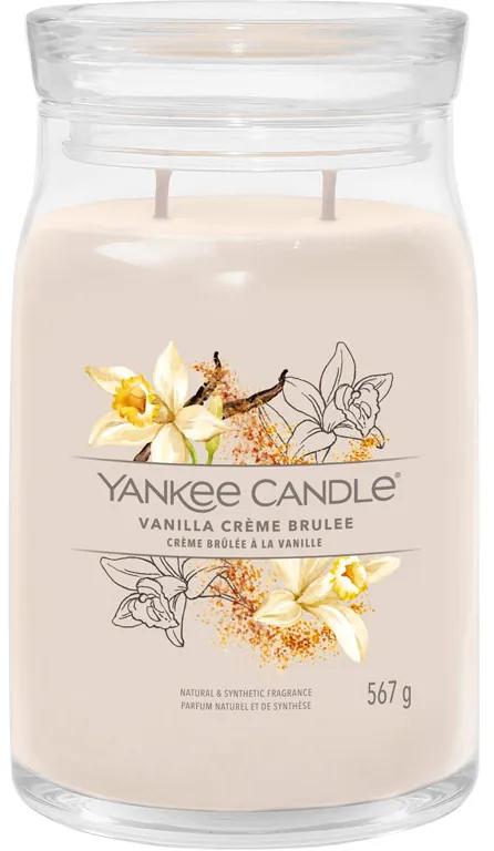 Yankee Candle – Signature svíčka Vanilla Creme Brulee (Vanilkový krém) Velikost: střední 368 g