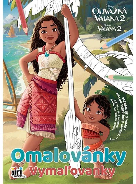 Omalovánka A4 Vaiana 2