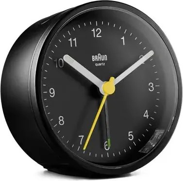 Braun BC12 černá / Klasický budík / 1x AAA baterie