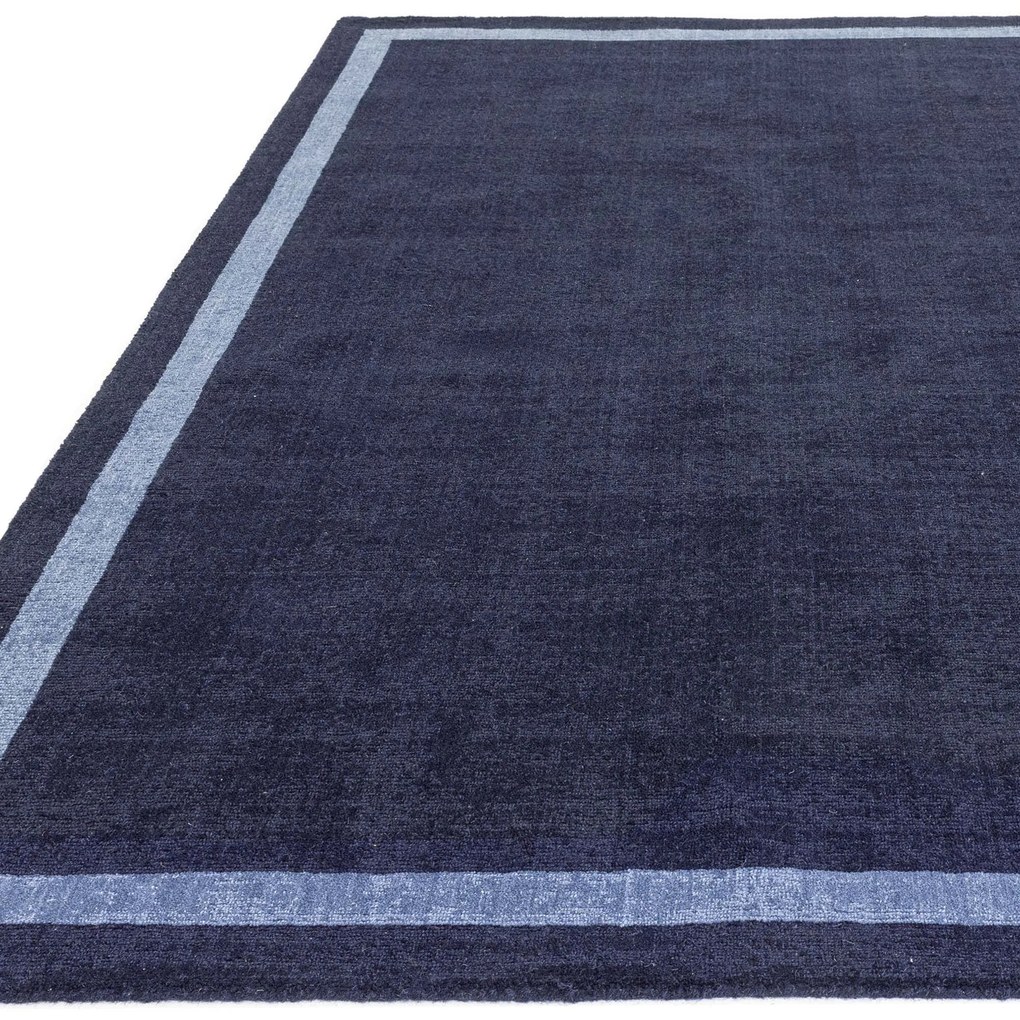 Tribeca Design Kusový koberec Buster Border Navy Rozměry: 120x170 cm